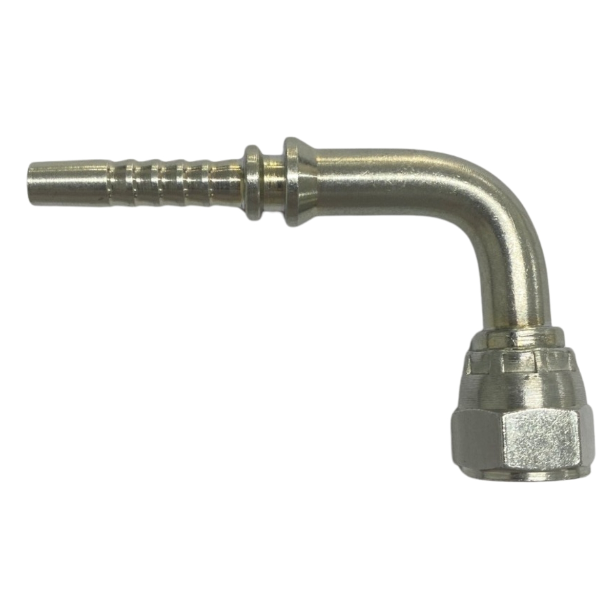 Conexão Hidráulica 90° Fêmea Giratório JIC 37° - MANCON - Mangueiras e Conexões